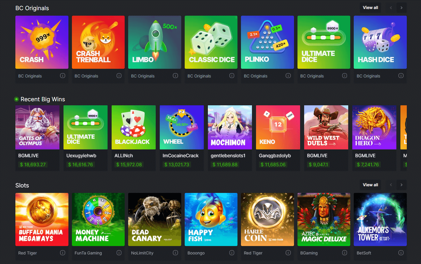 BC.Game Review - $1 Deposit Casino | 160% Bonus